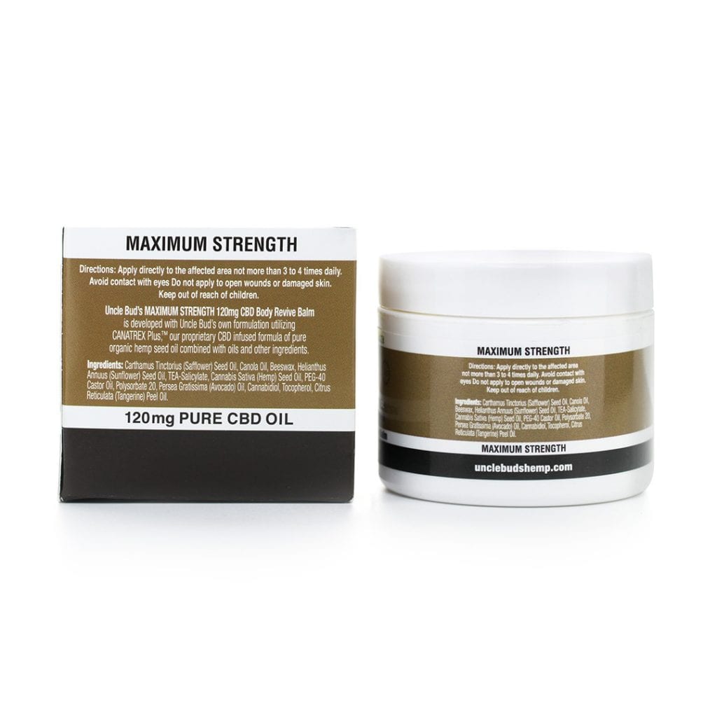 CBD Body Balm - [Gold Box] - 120mg | Uncle Buds Hemp